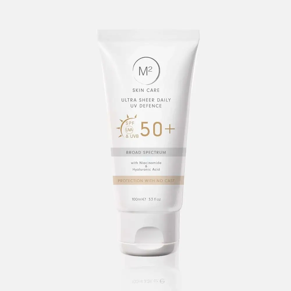 M Squared Skin Care Ultra Sheer UV Daily Defence SPF 50+ (Ingredients