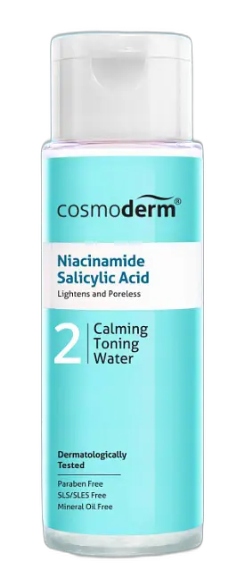 Cosmoderm Niacinamide Salicylic Acid Calming Toner (Ingredients