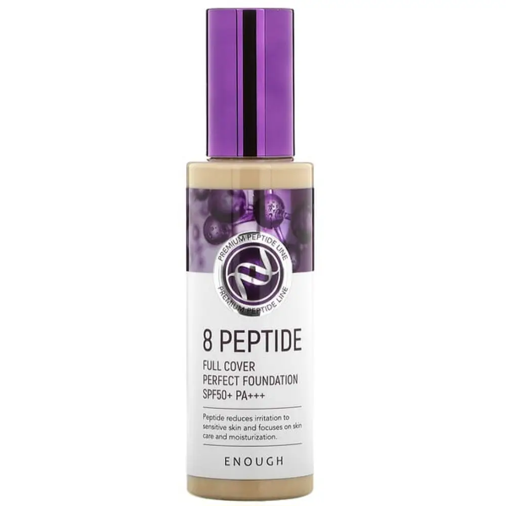 Enough 8 Peptide Full Cover Perfect Foundation SPF 50+ PA+++