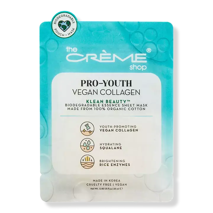 The Creme Shop Klean Beauty Essence Sheet Mask (Ingredients Explained)