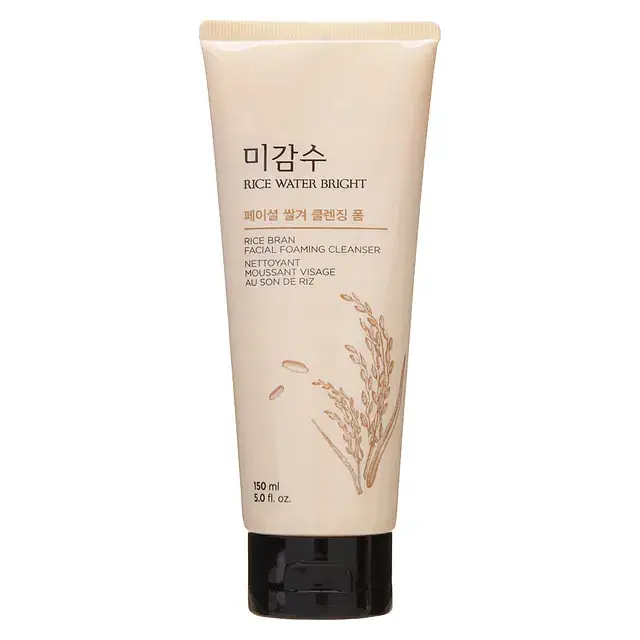 The Face Shop Rice Water Bright Rice Bran Facial Foaming Cleanser