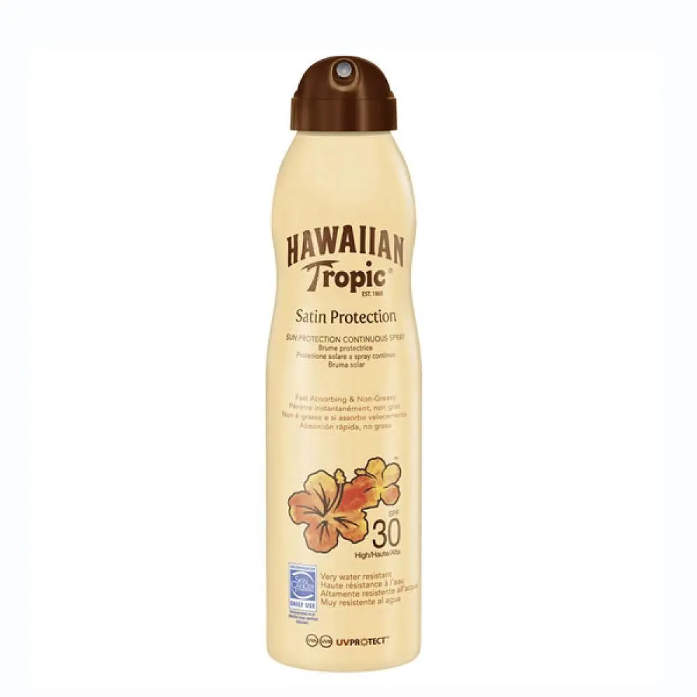 Hawaiian Tropic Satin Protection Continuous Spray Lotion SPF 30
